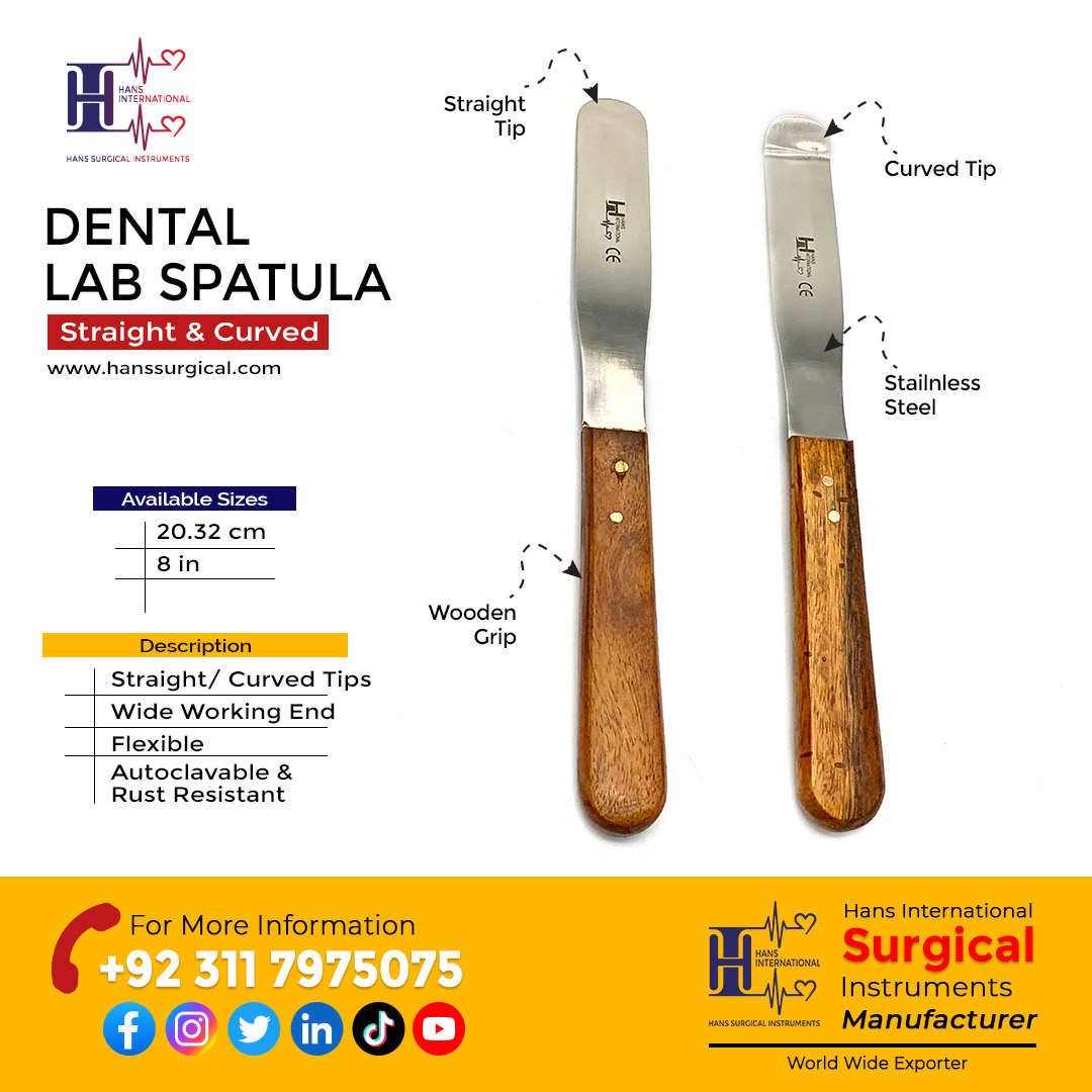 Dental Lab Spatula veterinary Surgical Instruments - Hans Surgical