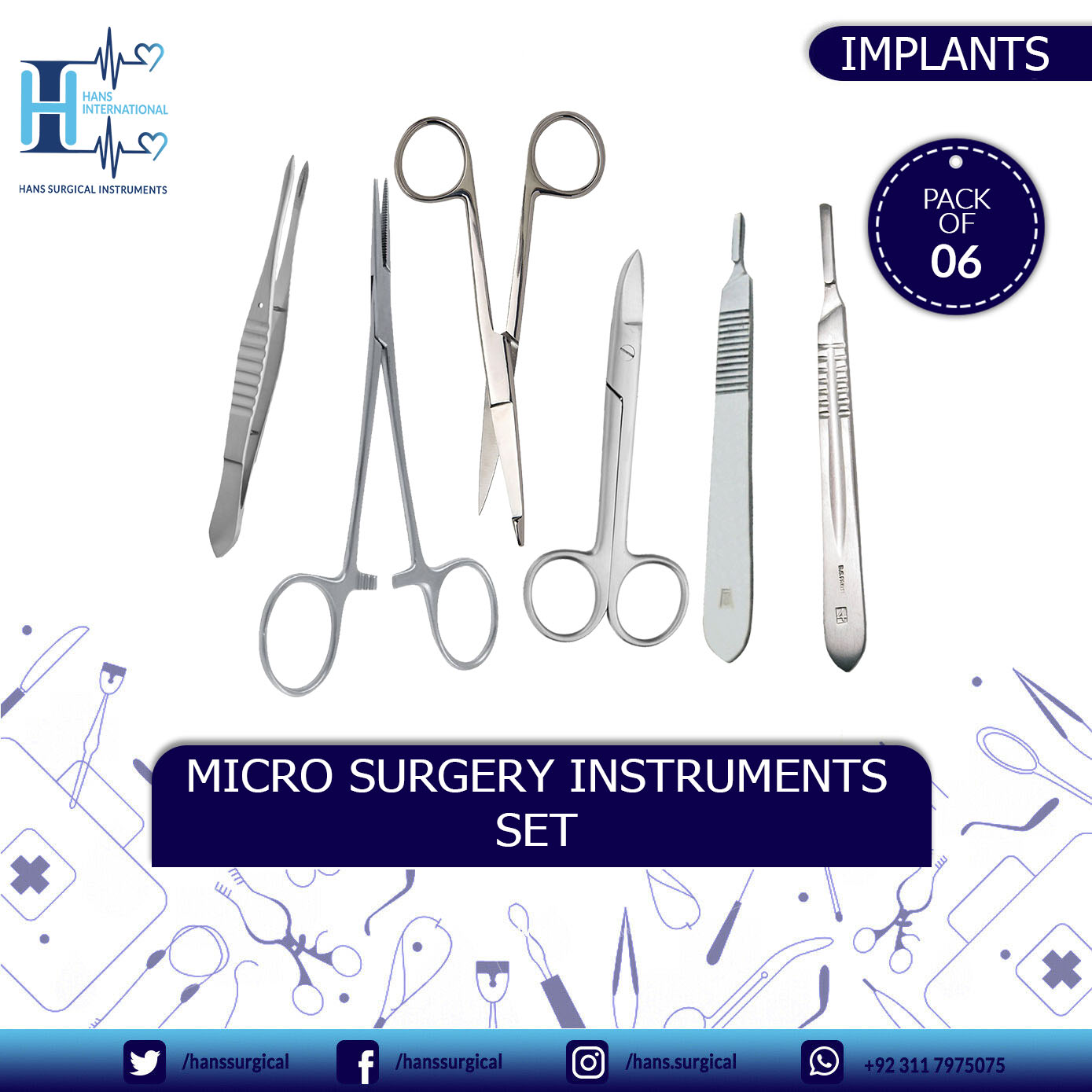 MICRO SURGERY INSTRUMENTS SET Micro & General Surgery Instruments ...
