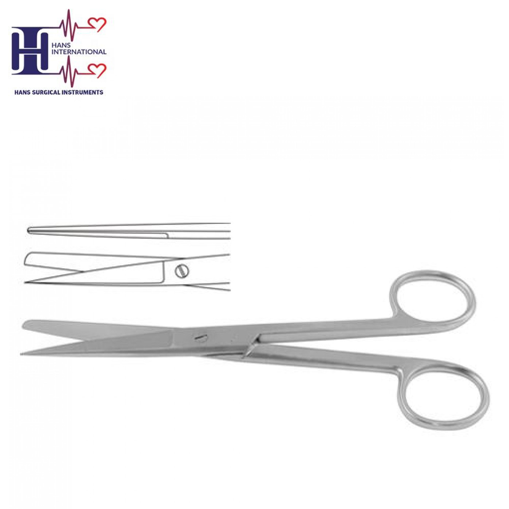 Operating Scissors Straight, Sharp, Blunt gynecological Surgical ...